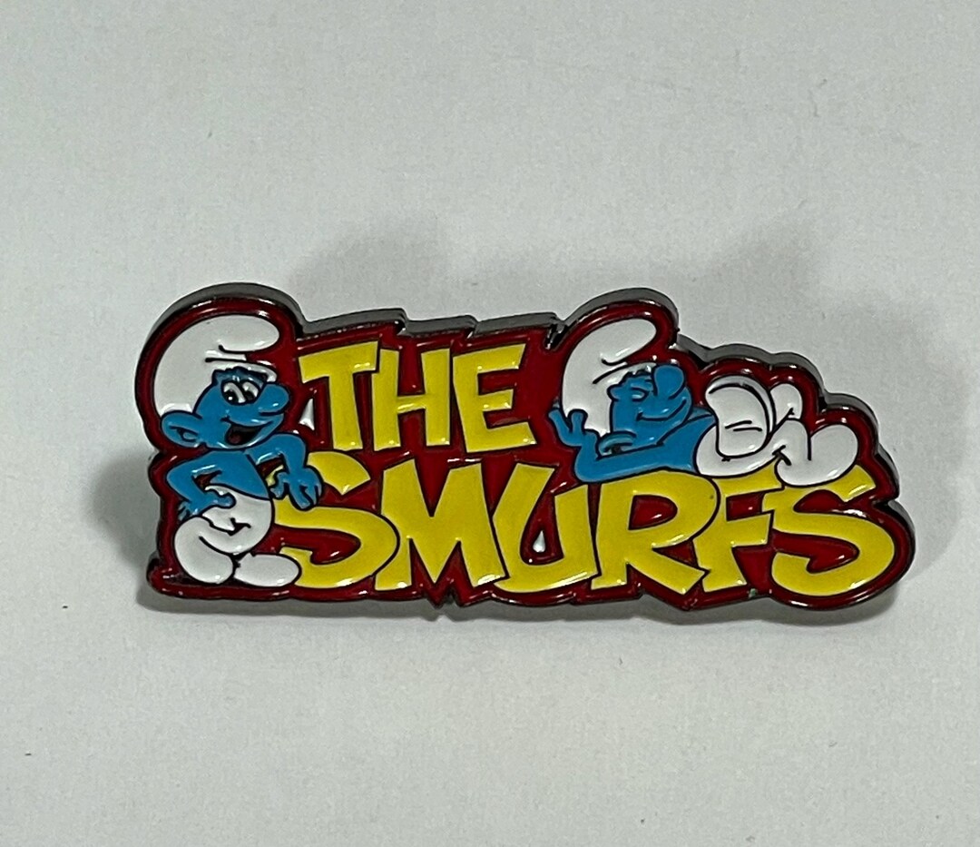 Smurfs Metal Pin - Etsy