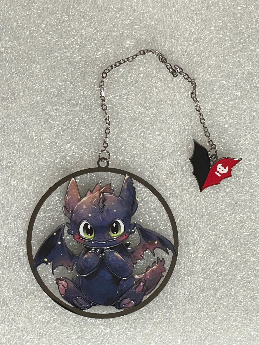 How to Train Your Dragon Toothless Metal Bookmark - Etsy