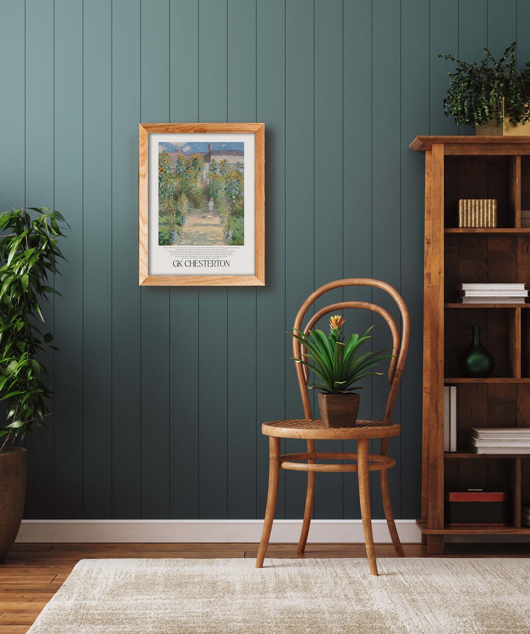 GK Chesterton Quote Print | Our Father is Younger Than We | Sunflower ...