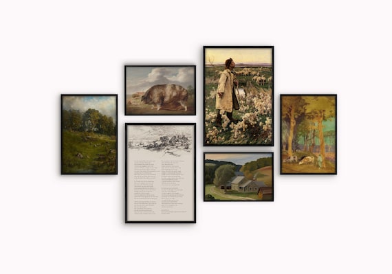 Wendell Berry Poem Wall Art Set Farm Poetry Inspired Wall - Etsy