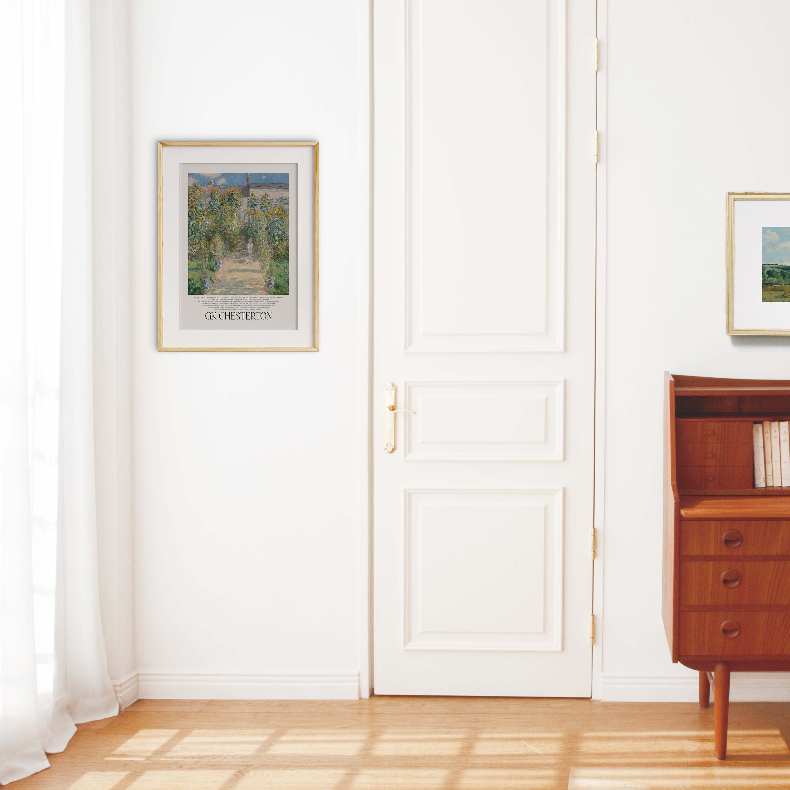 GK Chesterton Quote Print | Our Father is Younger Than We | Sunflower ...