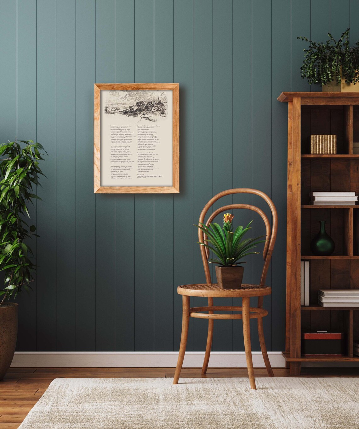 Wendell Berry Poem Art Print | Manifesto: Mad Farmer Liberation Front ...