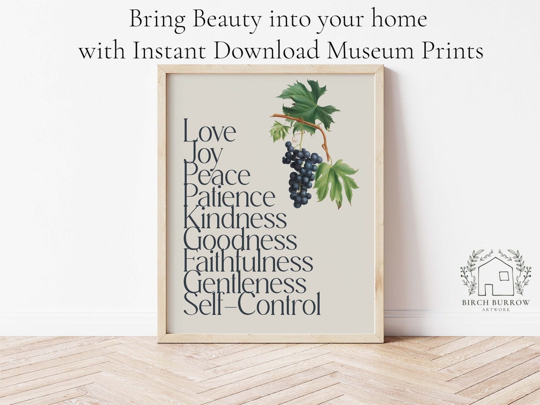 Fruit of the Spirit Art Print | Digital Download Printable ...