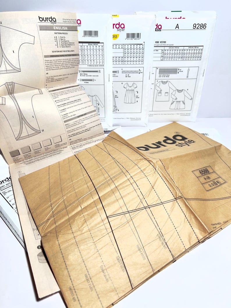 Burda Sewing Pattern - Etsy