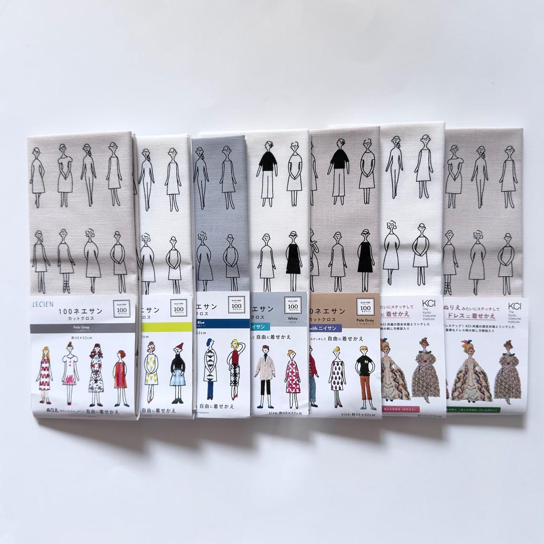 100 Ladies Precut Fabrics, Cosmo Embroidery Thread Assorted Pack, 100 ...
