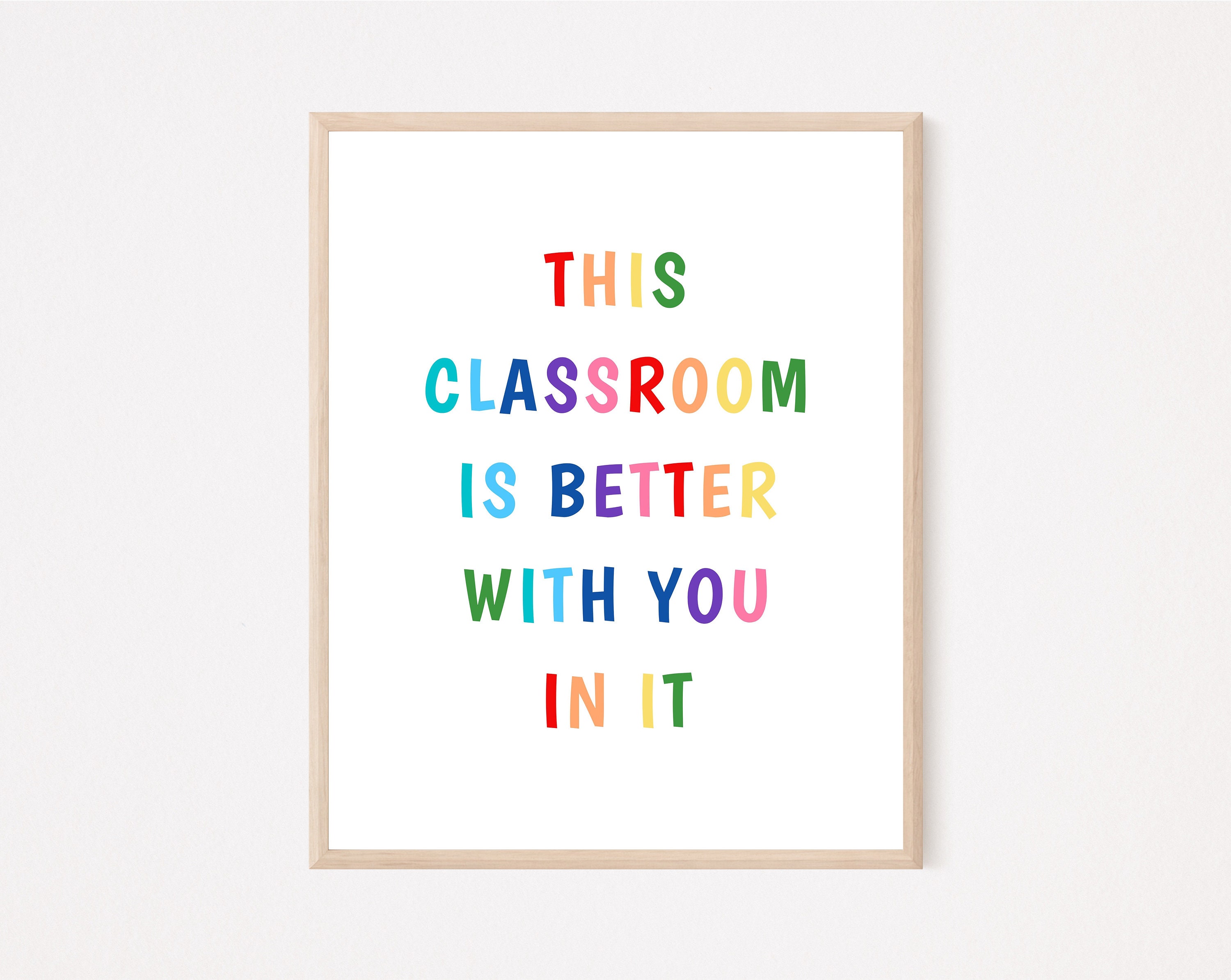 Classroom Quotes, Digital Download, Positive Classroom Decor, Classroom ...