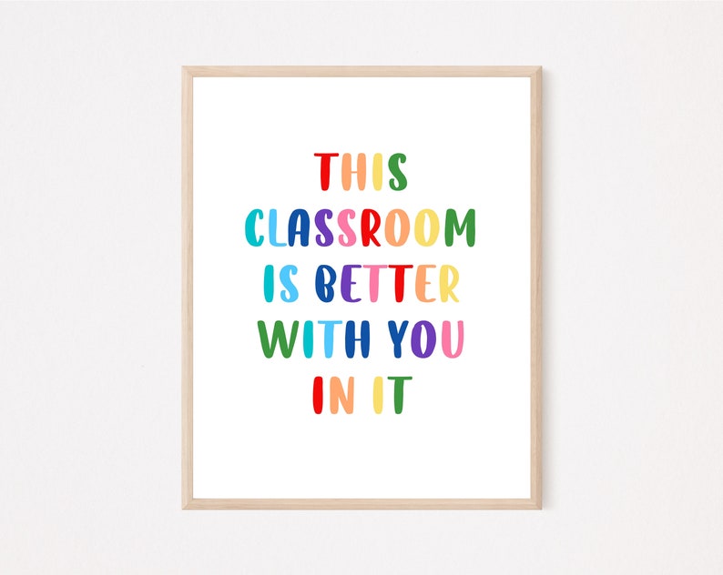 Classroom Quotes, Digital Download, Positive Classroom Decor, Classroom ...