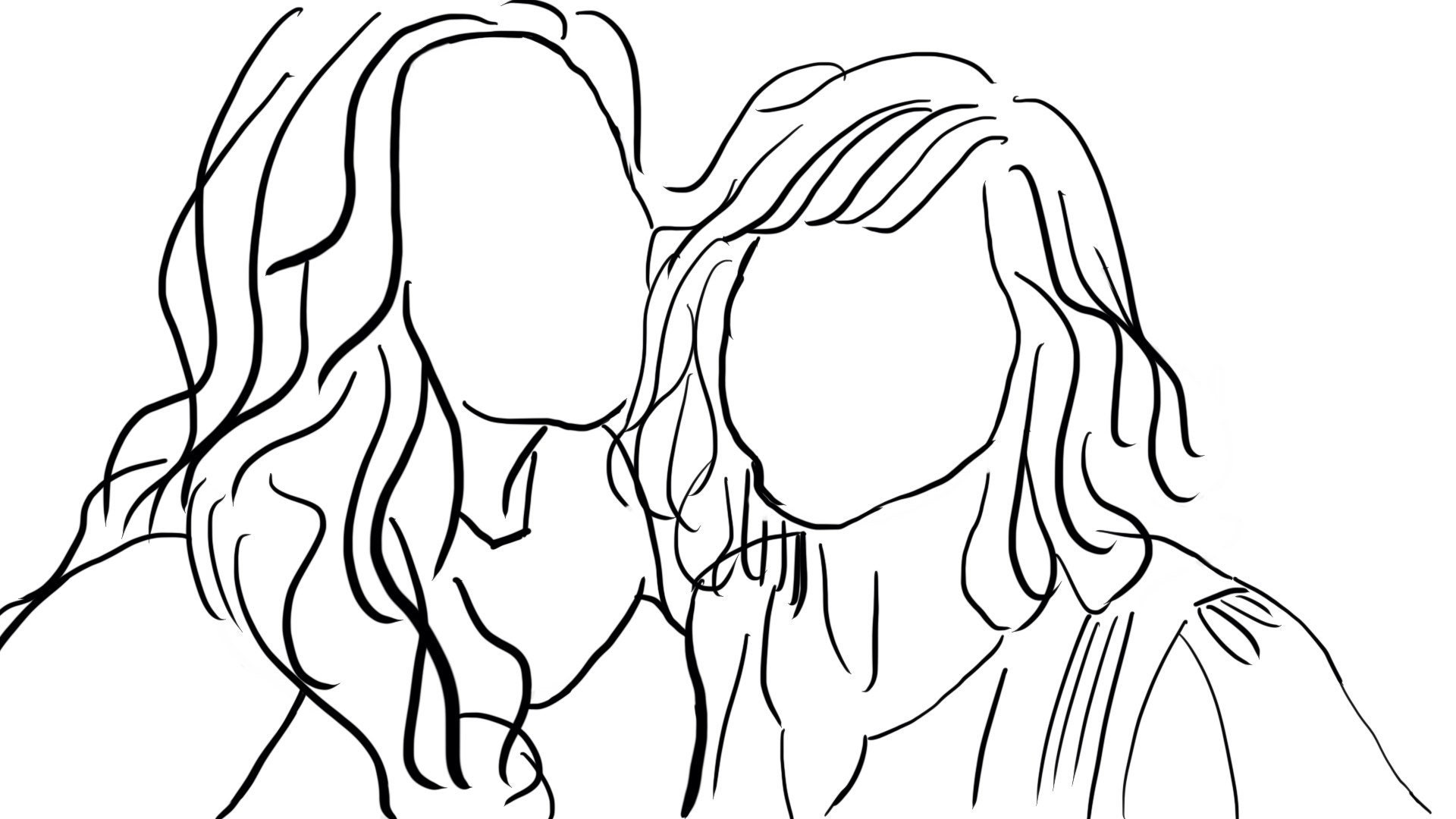 CUSTOM B&W DRAWING, Black and White Digital Illustration, Line Art ...