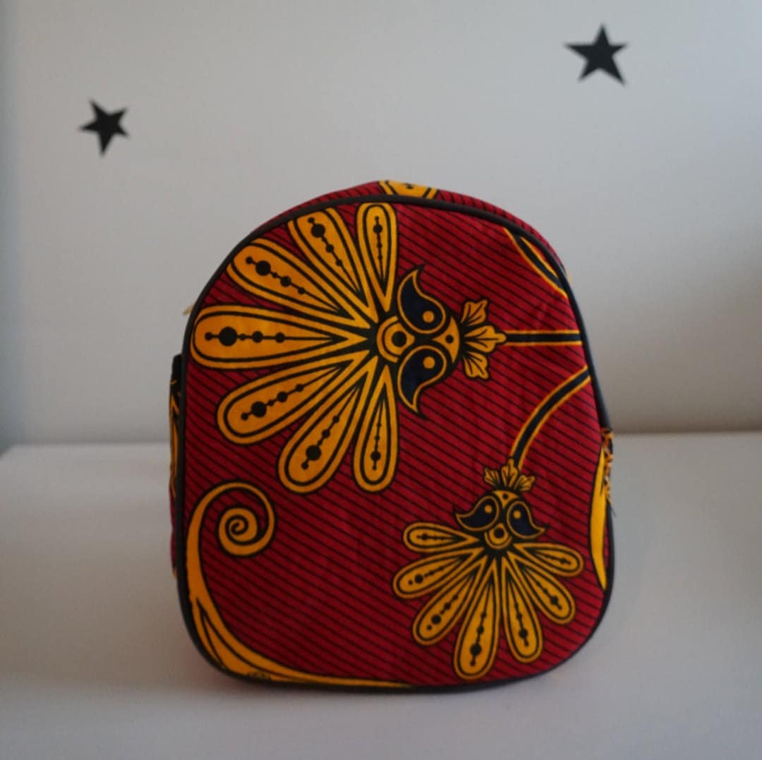 African Print Backpack for Kids, Handmade in Nigeria - Etsy
