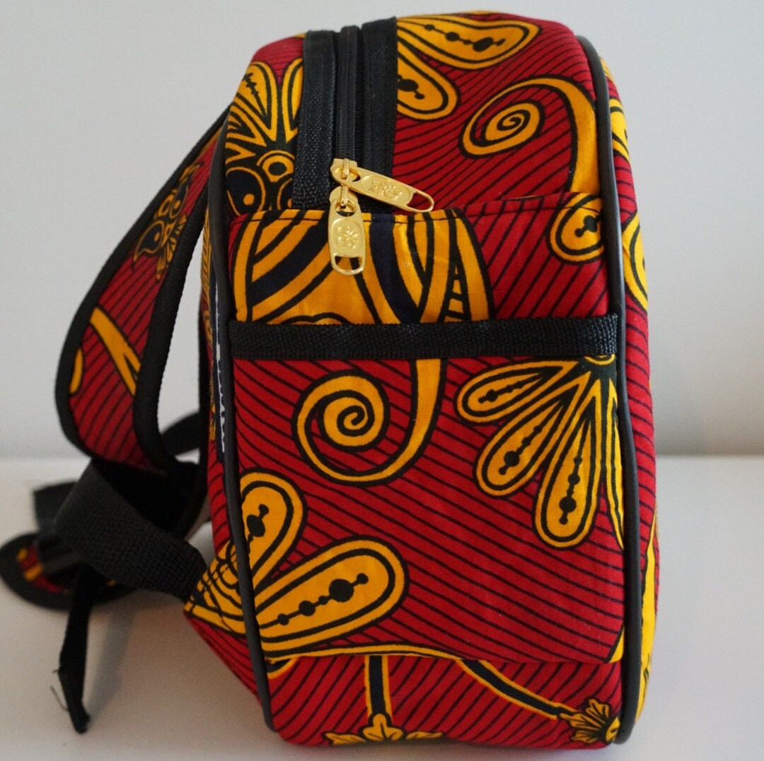 African Print Backpack for Kids, Handmade in Nigeria - Etsy