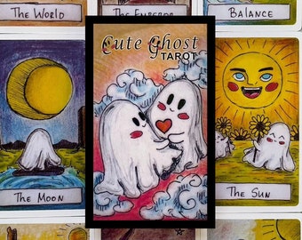 Cute Ghost Tarot Deck - Etsy
