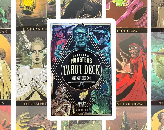 Universal Monster Tarot Deck Oracle Divination Tool, Rider Waite Tarot ...