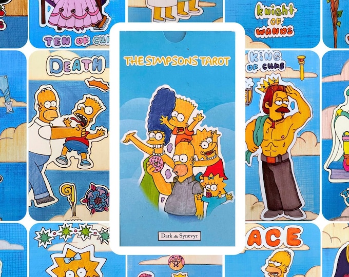 Simpsons Tarot Deck, Rider Waite Tarot Card With Guidebook for Beginner ...