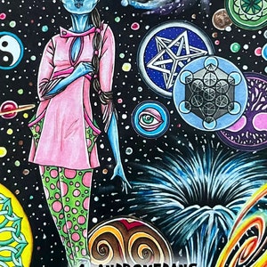 Mystic Martian Oracle Deck, Space Rider Waite Tarot Card With Guidebook ...