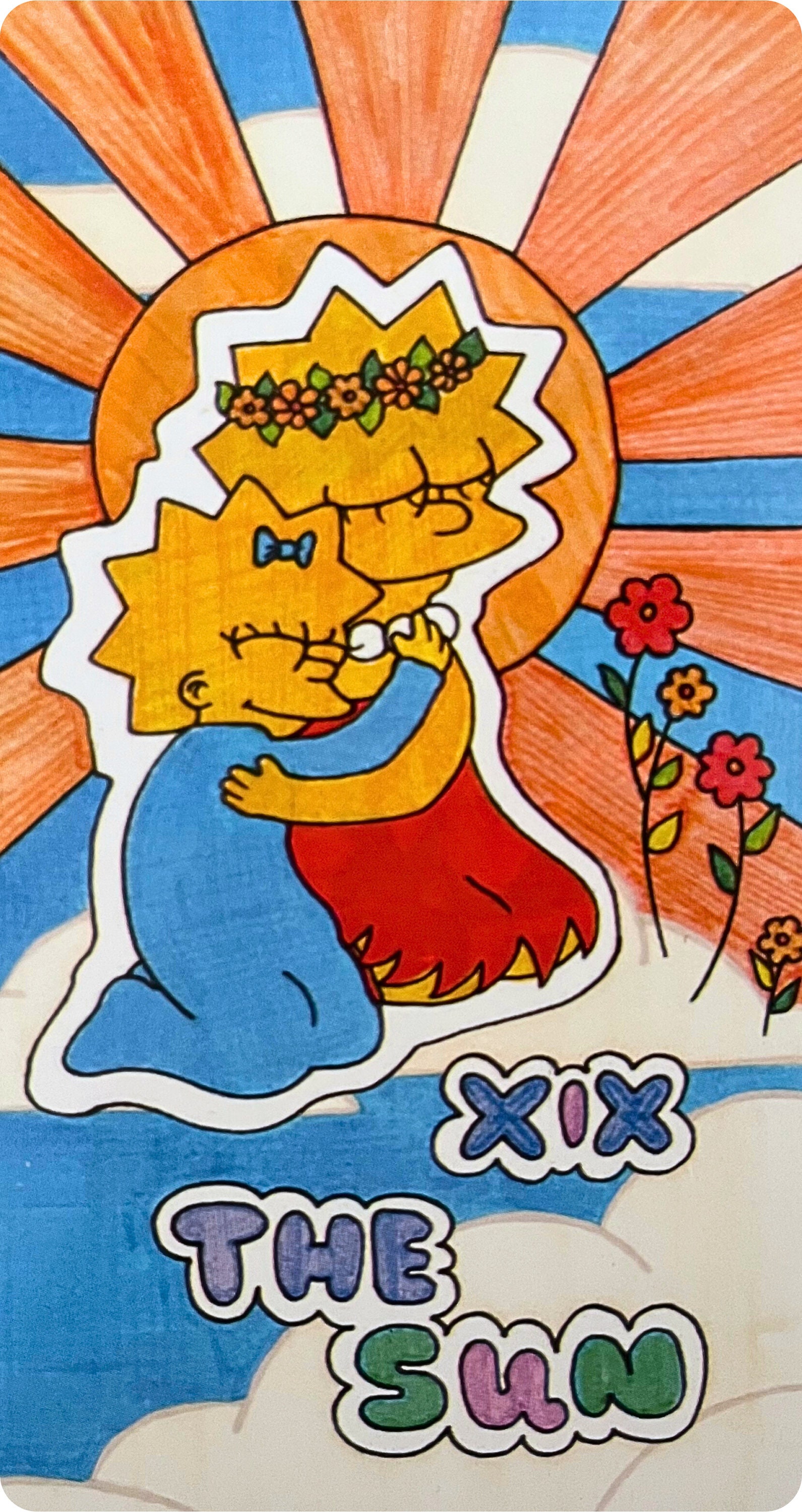 Simpsons Tarot Deck, Rider Waite Tarot Card With Guidebook for Beginner ...