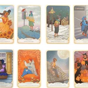 Cozy Witch Tarot Deck, Inclusivity Rider Wait Tarot Guidebook Beginner, Body Positivity Occult ...