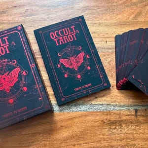 Occult Tarot Deck, Divination Cards, Medieval Art Gift, Rider Waite ...