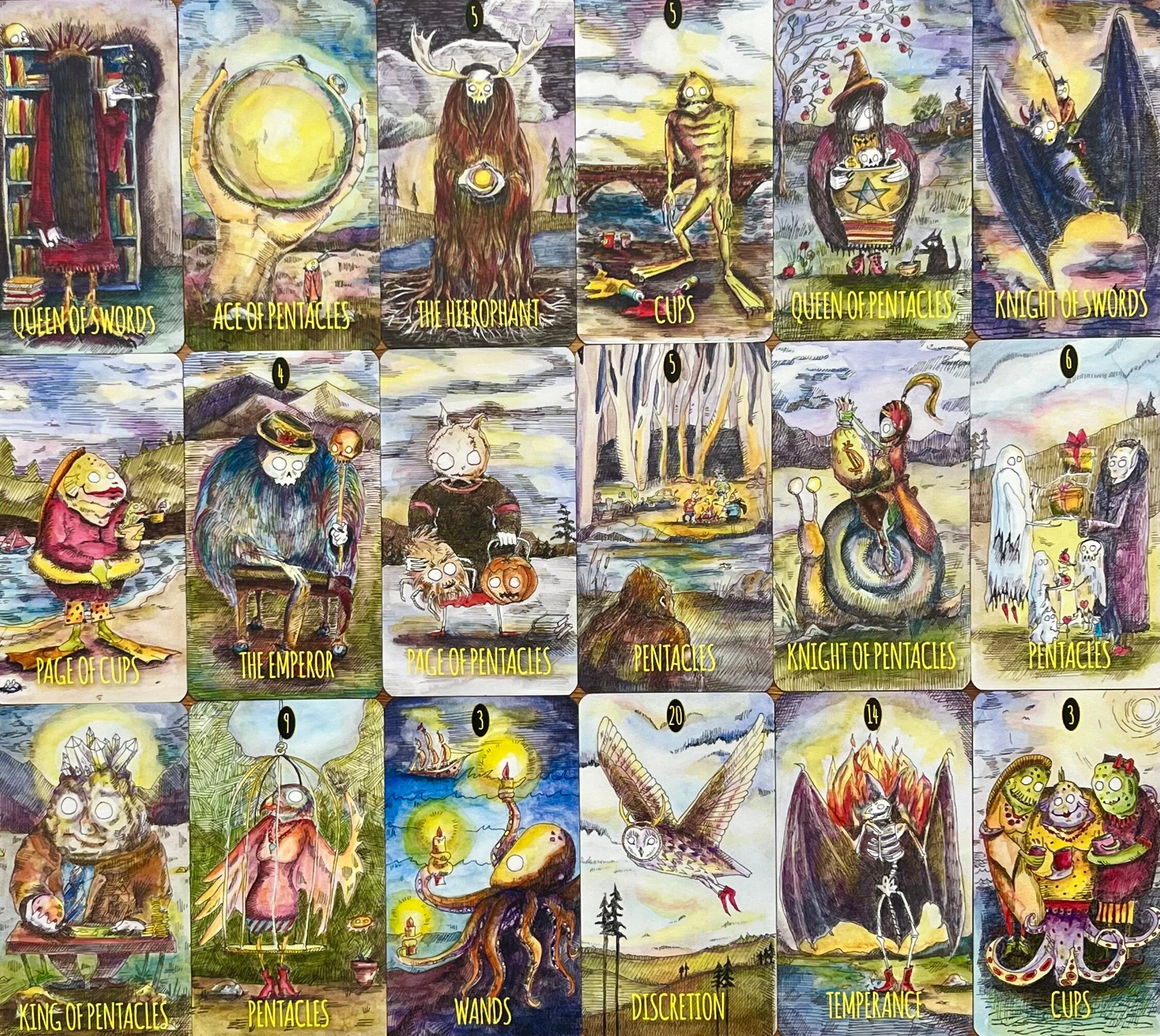 Shadowland Tarot Deck With Guidebook Rider Waite Tarot Beginner Shadow ...