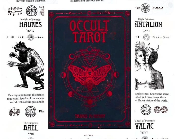 Day Dream Tarot Card Deck, Unique Occult Cards, Indie Art, Gift for Cat ...