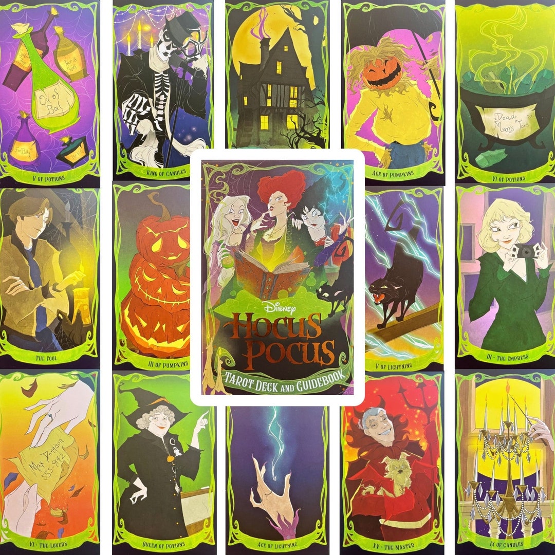 Hocus Pocus Tarot Card Oracle Vintage Divination Tool, Halloween Occult ...