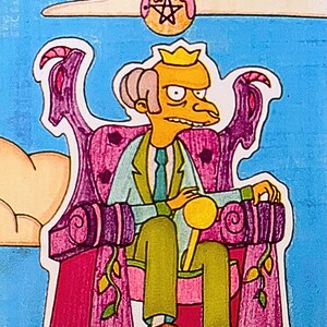 Simpsons Tarot Deck, Rider Waite Tarot Card With Guidebook for Beginner ...