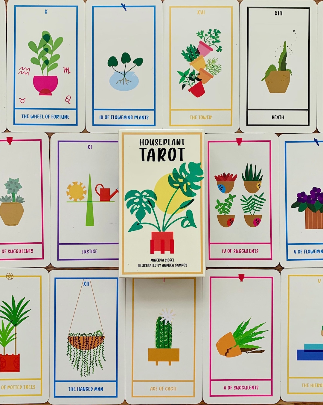 House Plant Tarot Deck Vintage Oracle Divination Tool, Rider Waite ...