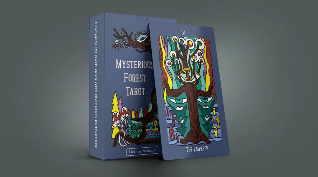 Mysterious Forest Tarot Card Deck is a Psychedelic Experience Occult ...