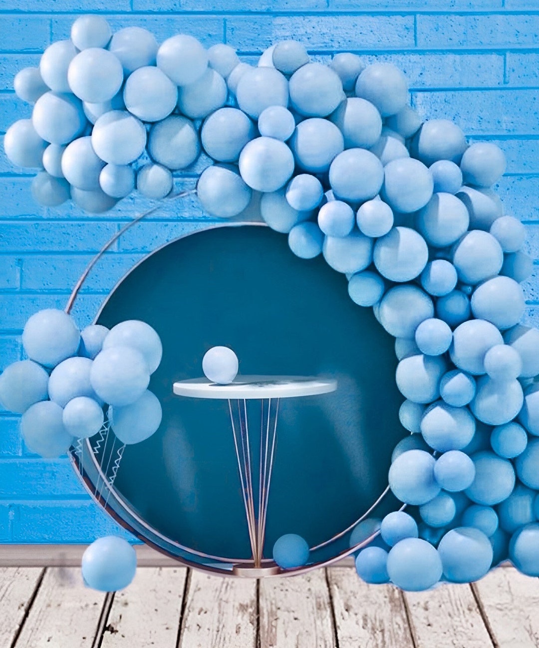 Blue Balloons, Baby Shower, Pastel Decoration, Unisex Party Balloon - Etsy