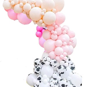 Cow Print Balloon Arch for Farm Theme Party Arrangement 125 Pcs DIY ...