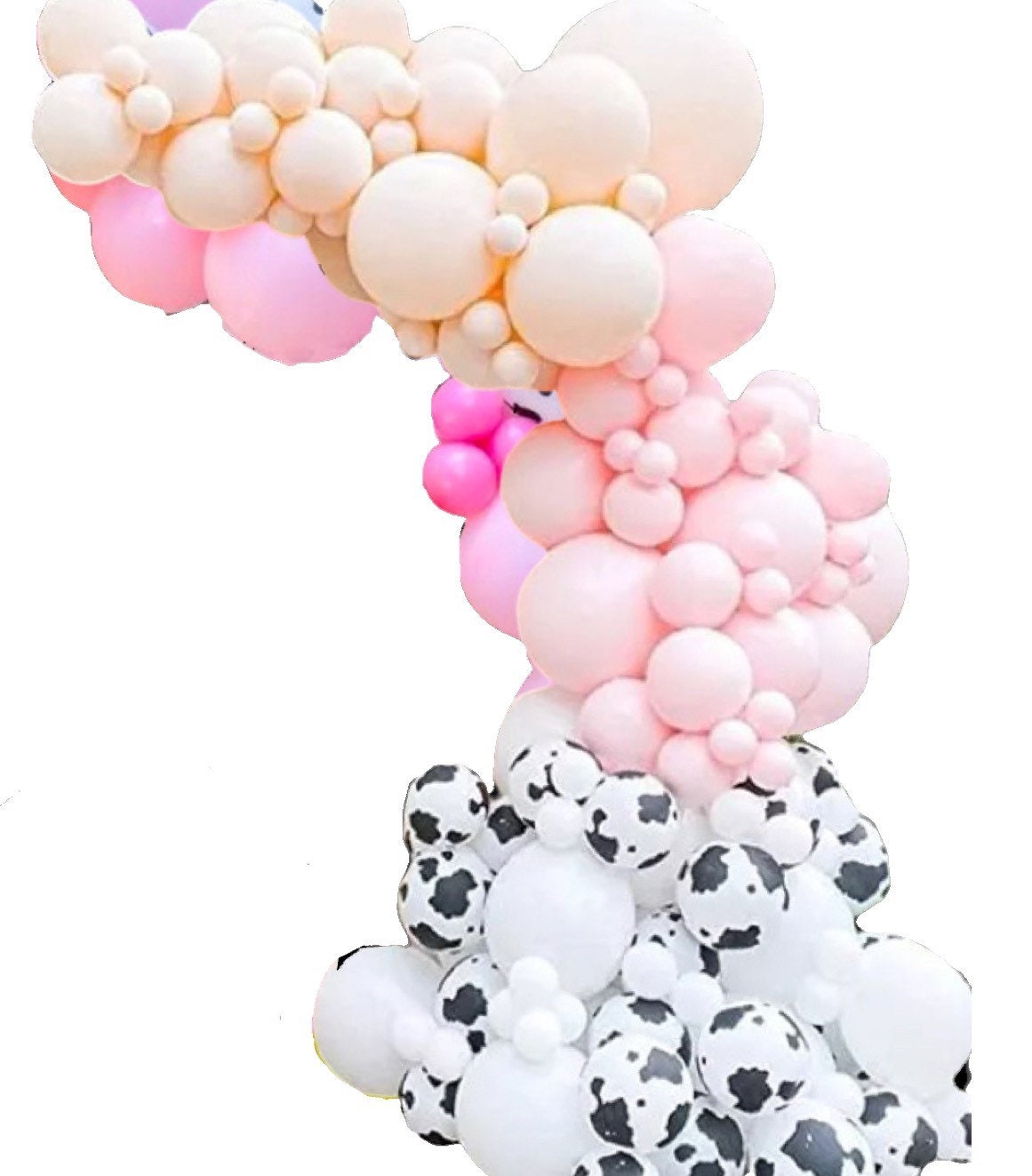 Cow Print Balloon Arch for Farm Theme Party Arrangement 125 Pcs DIY ...