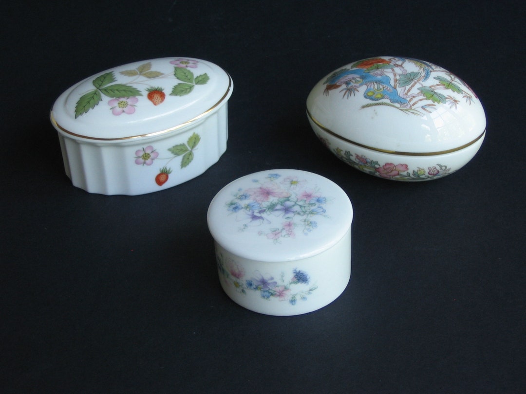 Wedgewood Trinket Boxes - Etsy