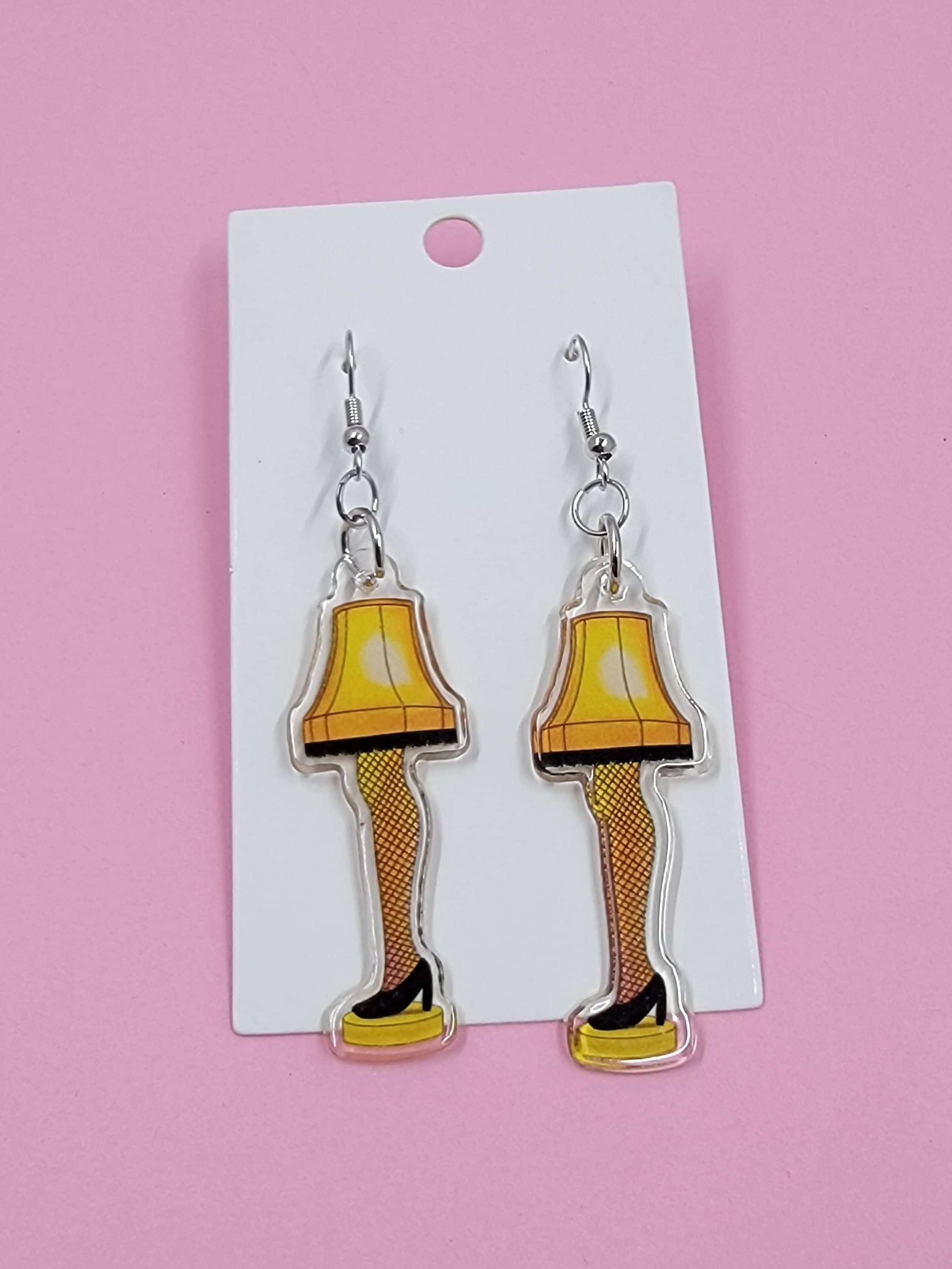 Leg lamp earrings store