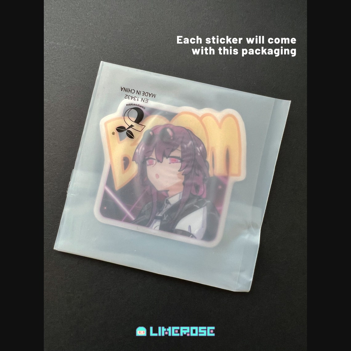 Honkai: Star Rail Kafka BOOM Epoxy Stickers - Etsy