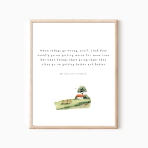 The Magician's Nephew Quote Better and Better Digory - Etsy