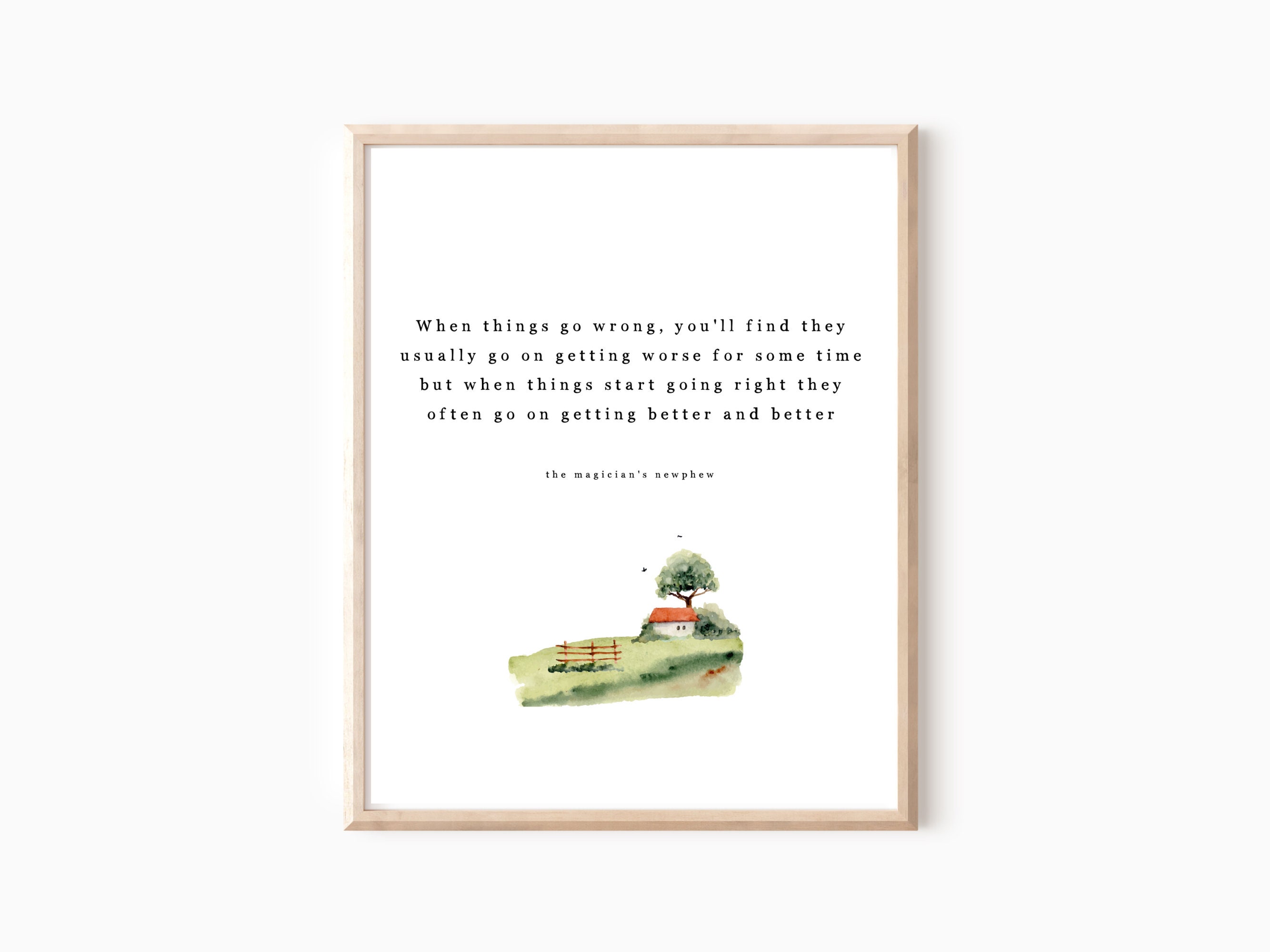 The Magician's Nephew Quote, Better and Better, Digory, Countryside ...