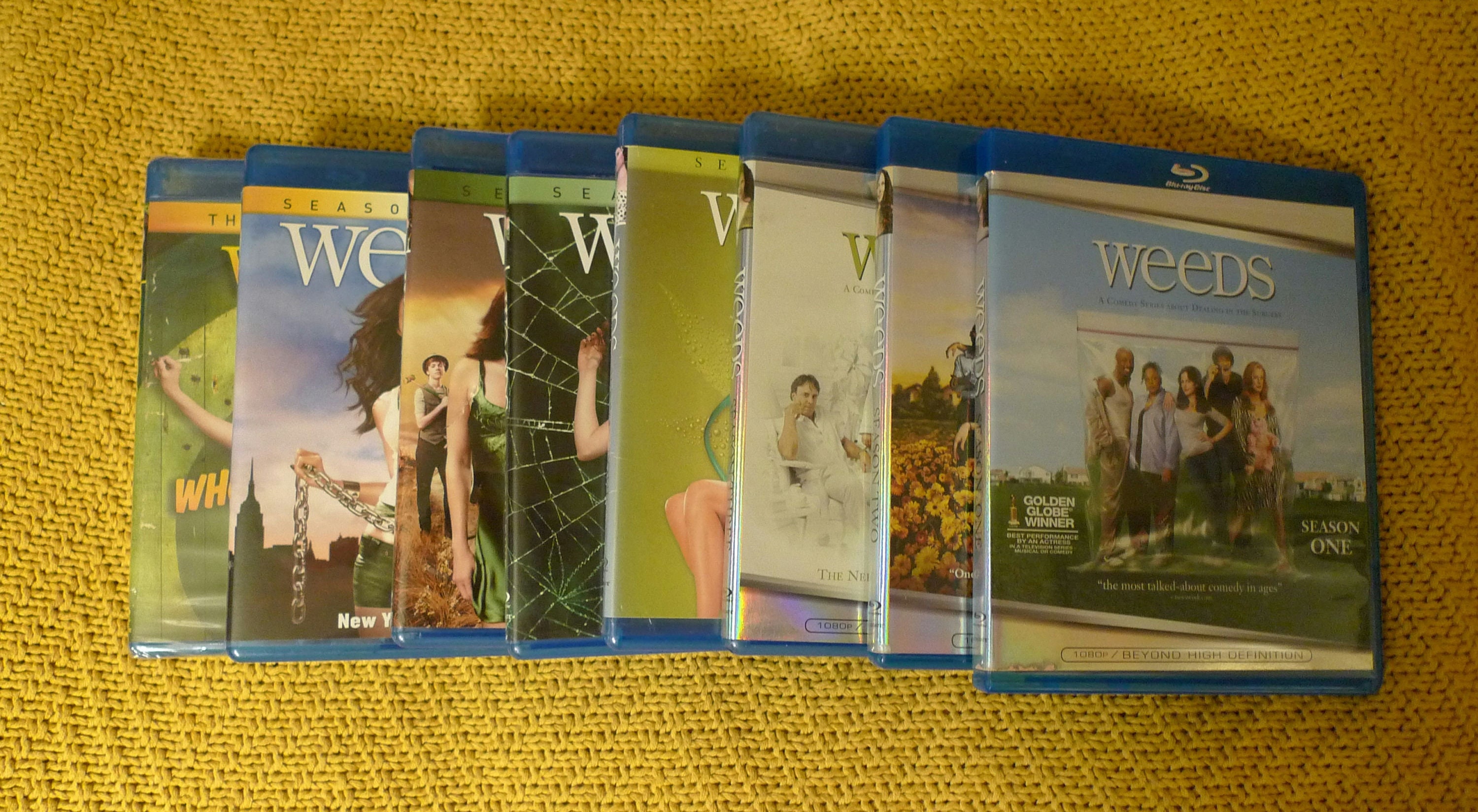 WEEDS Blu Ray TV SHOW Sales Complete Series 1-8 Drama Dvd Disc Shows Freshspun - Etsy