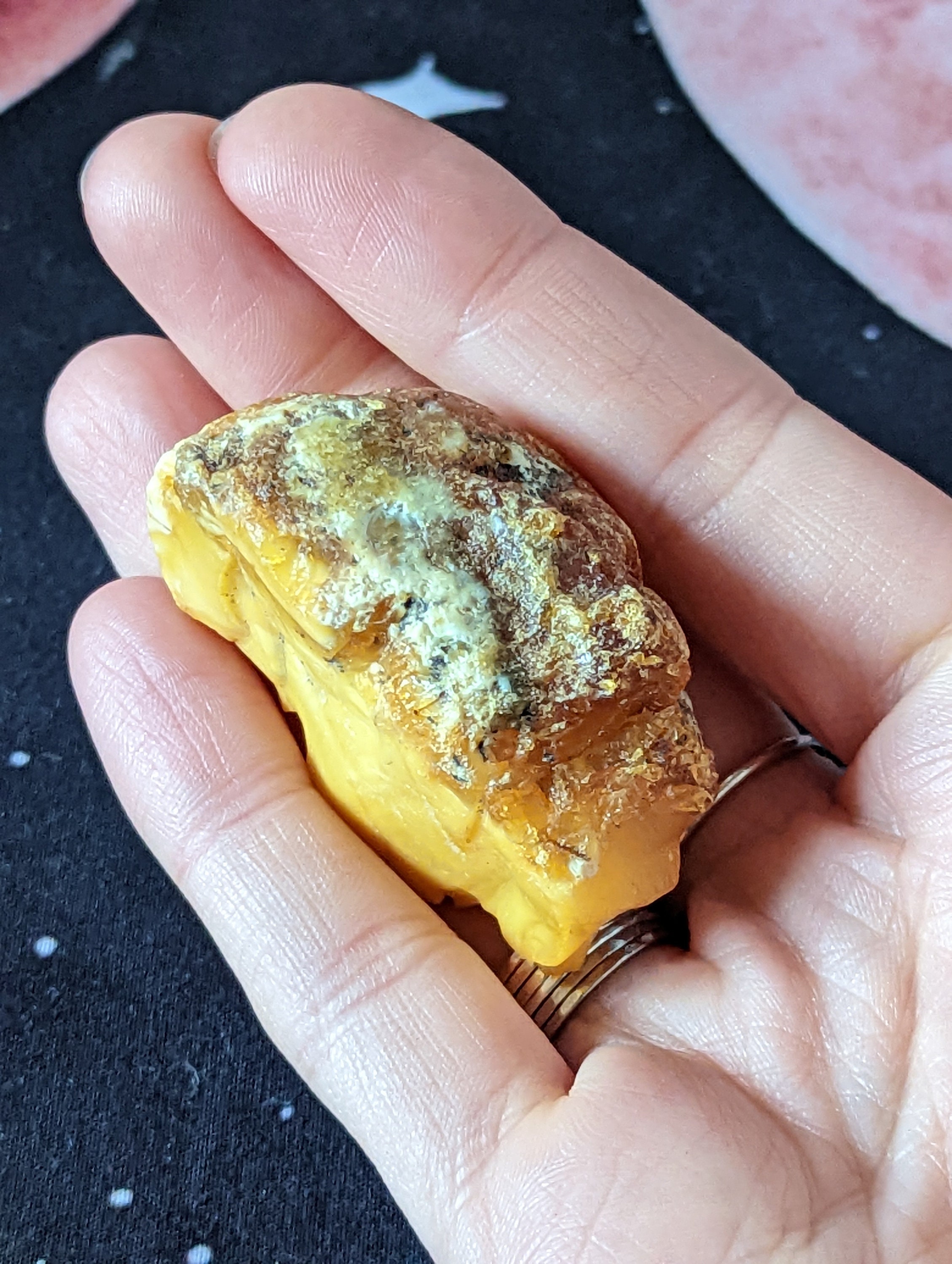 Large Raw Butterscotch Baltic Amber Ethically Sourced Rough Gemstone ...