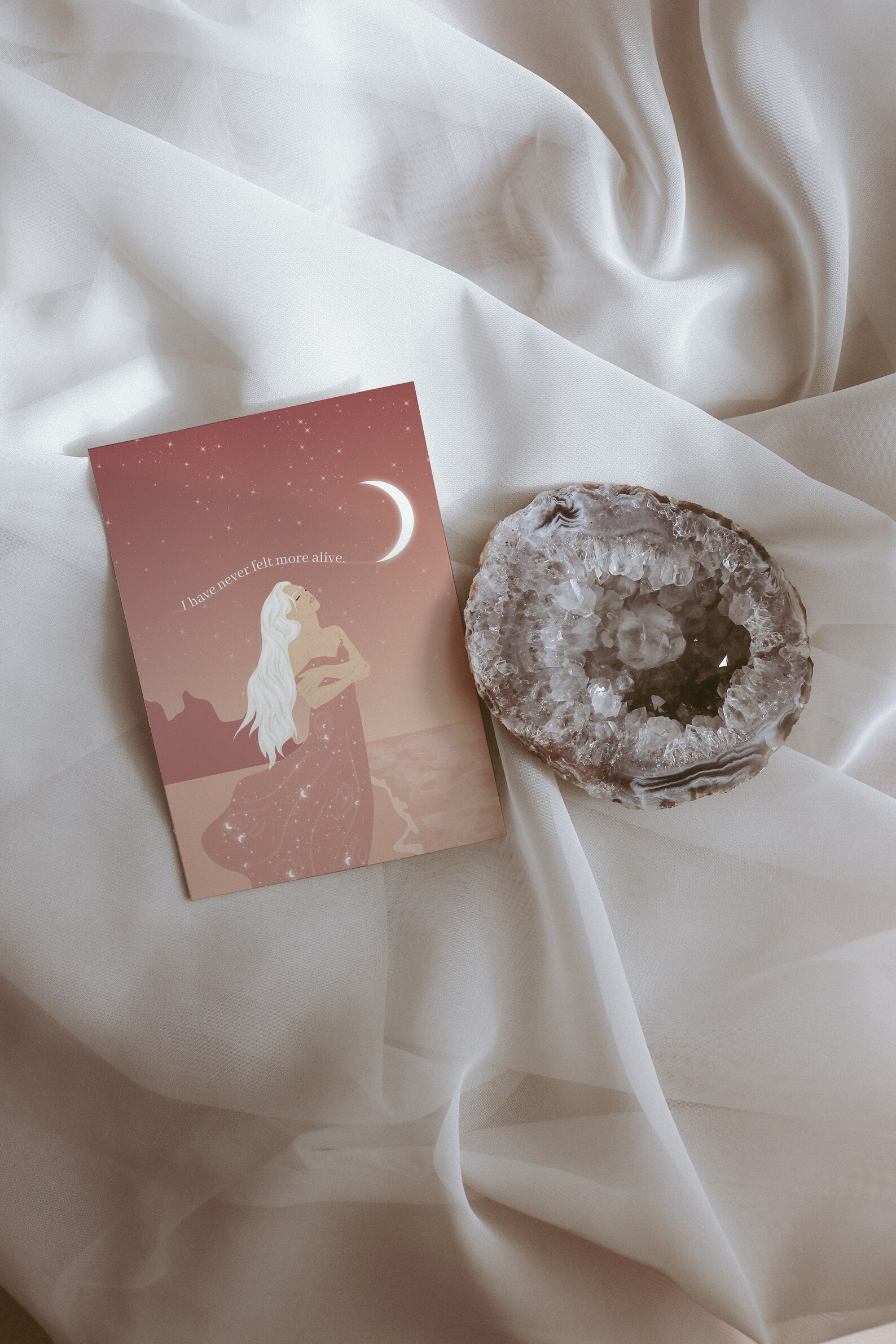 Illustrated Feminist Postcard| Woman Illustration|positive Thoughts ...