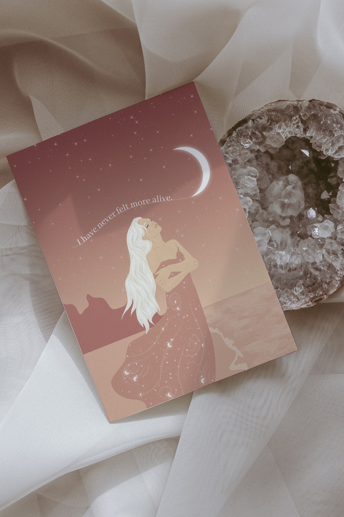 Illustrated Feminist Postcard| Woman Illustration|positive Thoughts ...