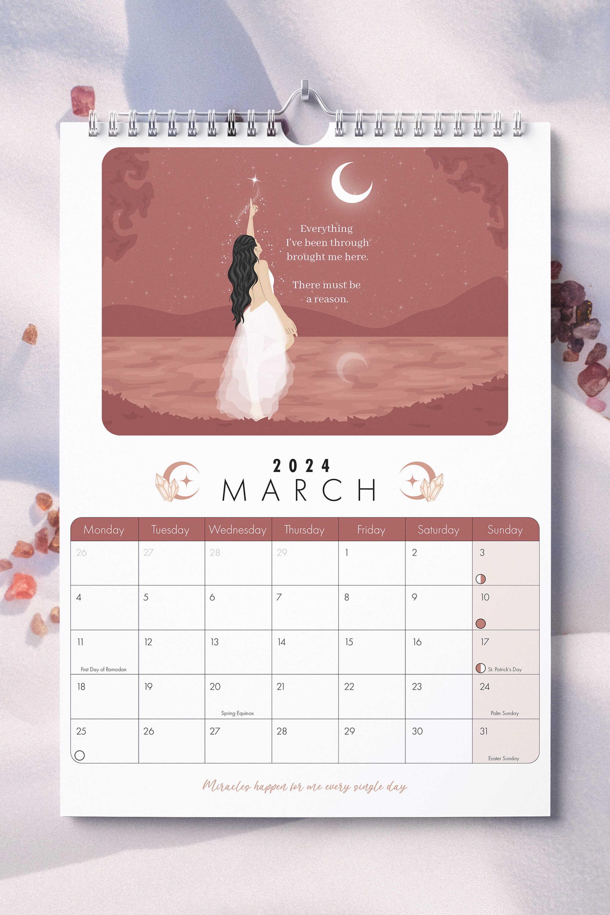 2024 Woman Wall Calendar Self Love Art Witchy Art - Etsy Australia