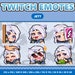 Jett Emotes Pack 2 - Twitch | Discord | Youtube | Streamer | Cute ...