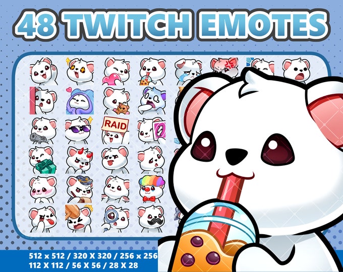 105 Emote DIY Your Own Emotes, Discord Stickers, Emote Templates ...