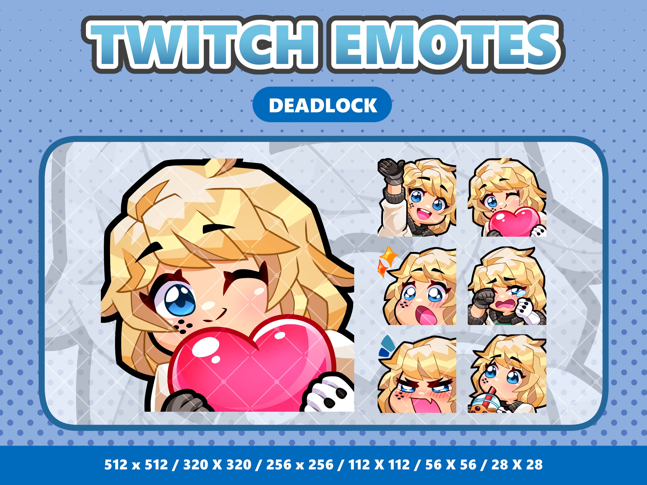 Deadlock Emotes Pack 1 - Twitch | Discord | Youtube | Streamer | Cute ...