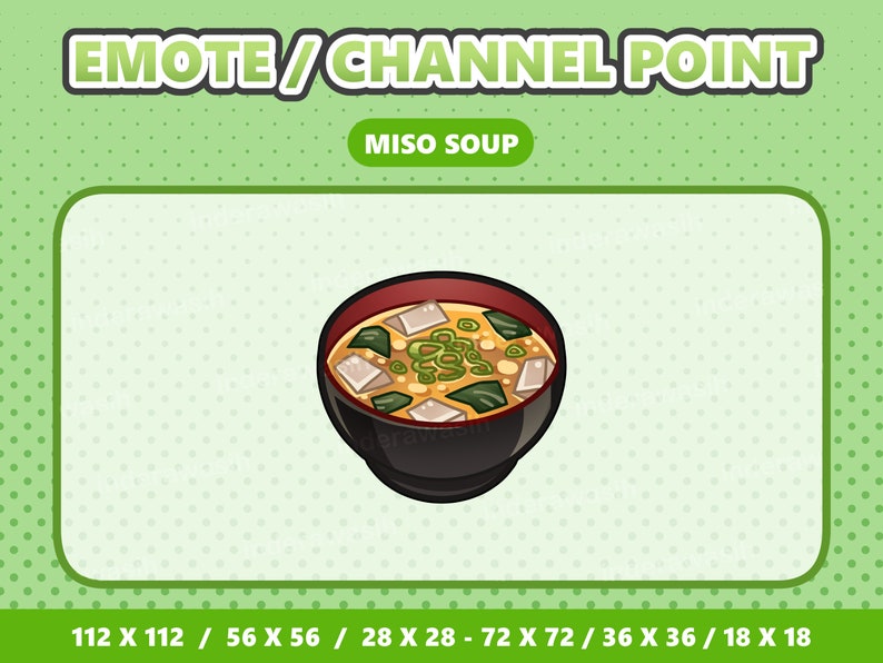 Miso Soup Kawaii Cute Emotes / Channel Point PNG - Twitch | Discord ...