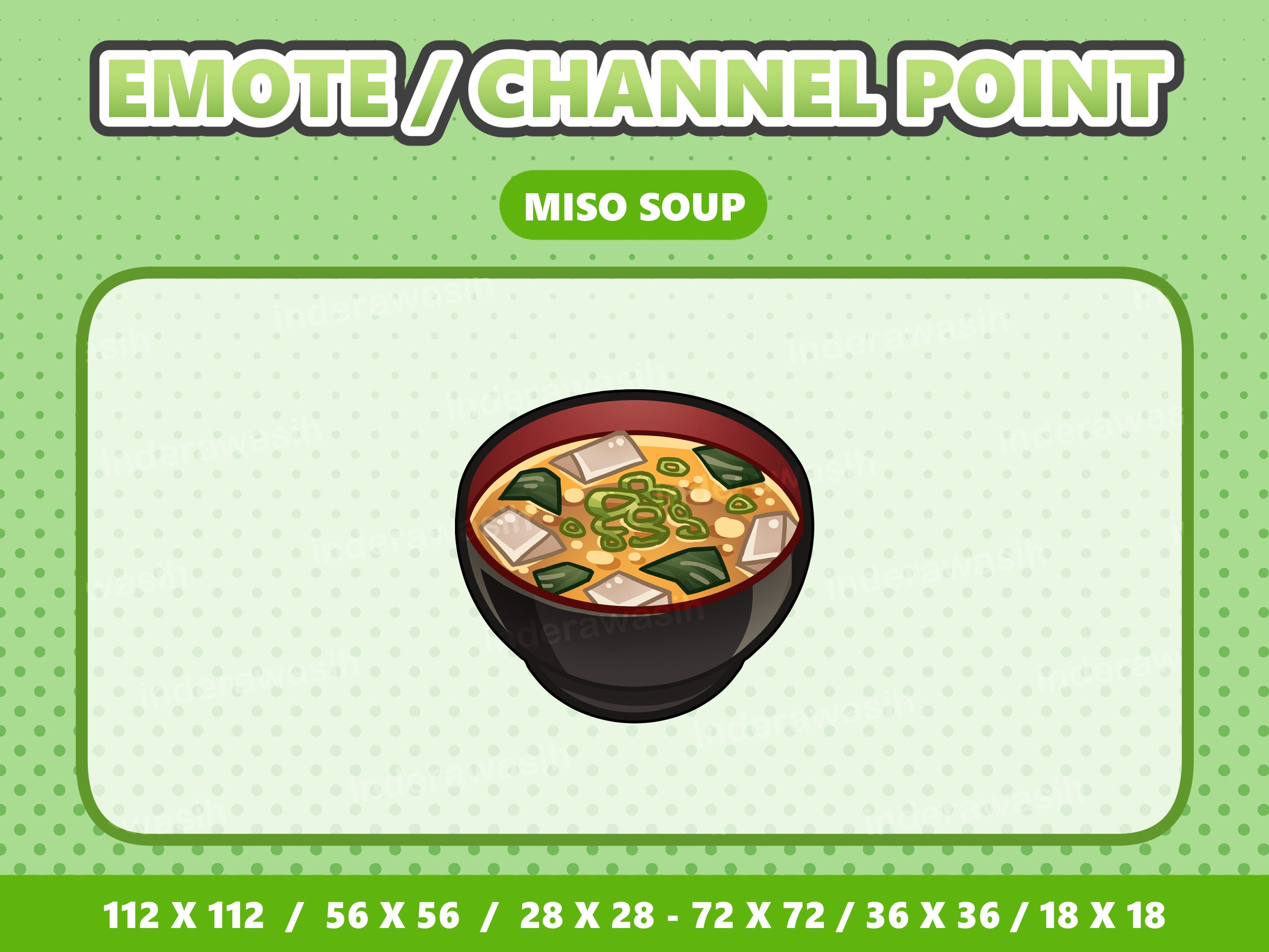 Miso Soup Kawaii Cute Emotes / Channel Point PNG - Twitch | Discord ...