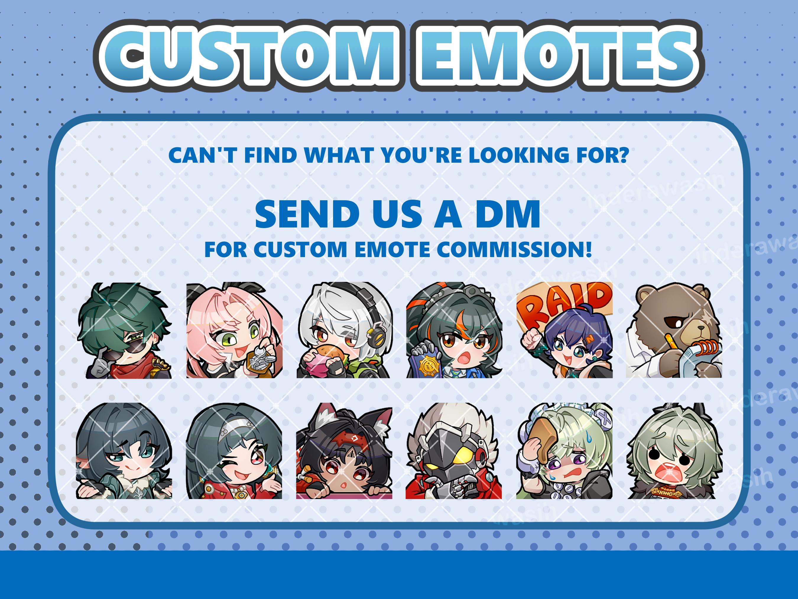 Mega 48 Emote Bundle Gray Tabby Cat Kawaii - Twitch | Discord | Youtube ...