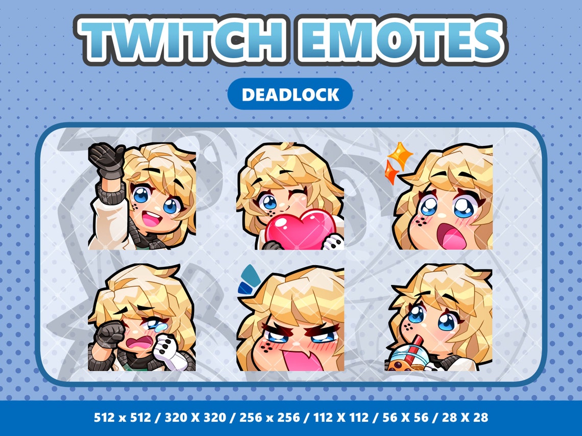 Deadlock Emotes Pack 1 - Twitch | Discord | Youtube | Streamer | Cute ...