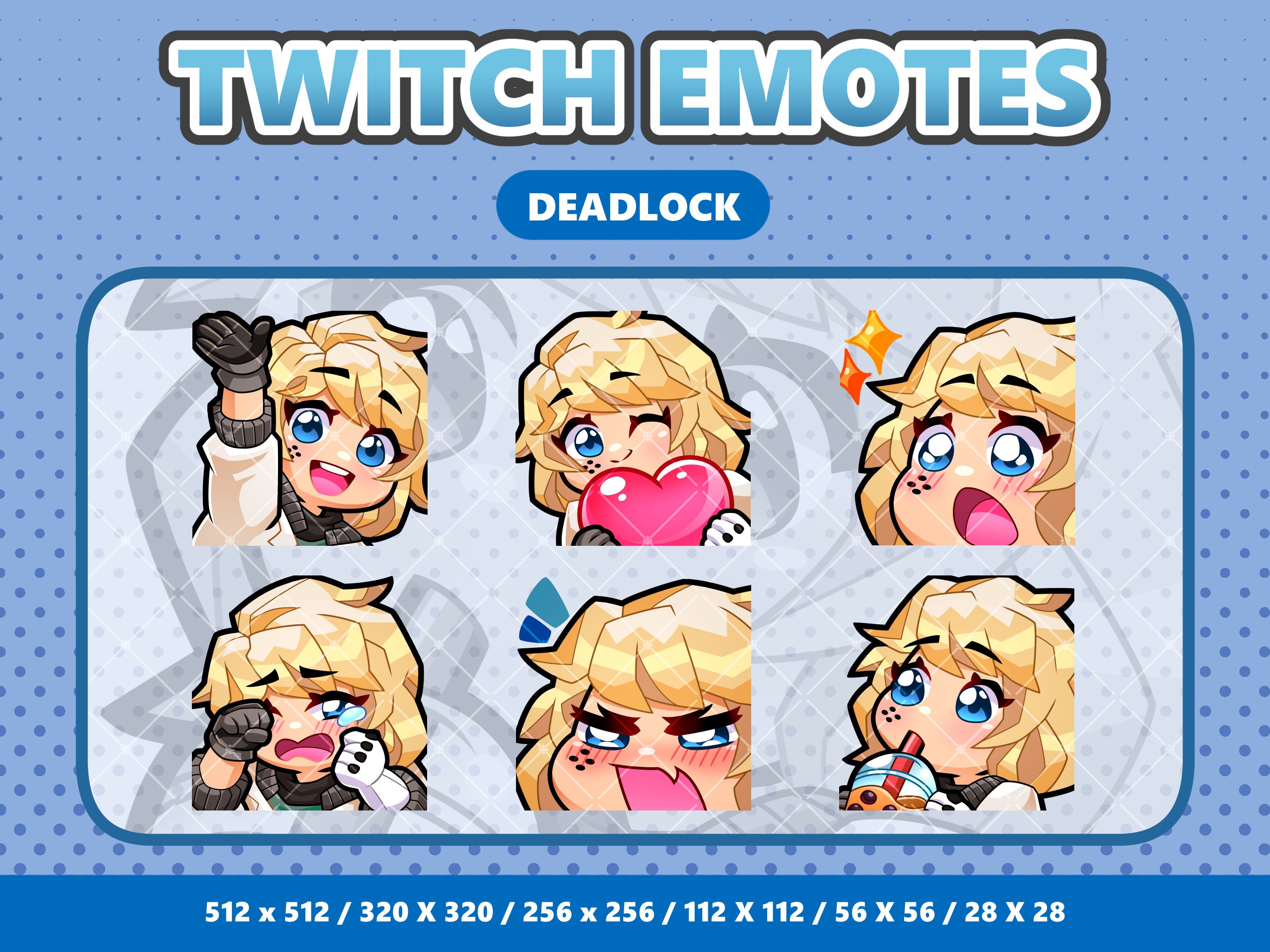 Deadlock Emotes Pack 1 - Twitch | Discord | Youtube | Streamer | Cute ...