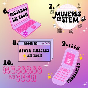 Mujeres En STEM Sticker Packs, Women in STEM Sticker Packs, Women in ...