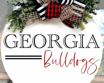 Go Dawgs Door Sign - Etsy